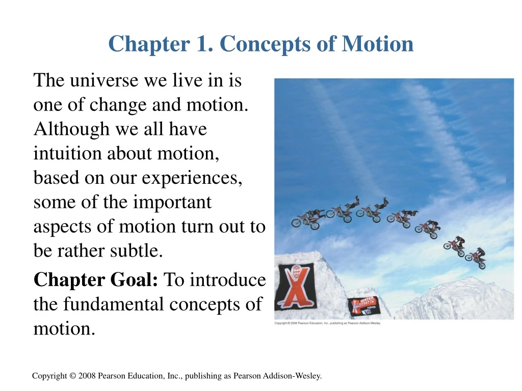 PPT - Chapter 1. Concepts of Motion PowerPoint Presentation, free ...