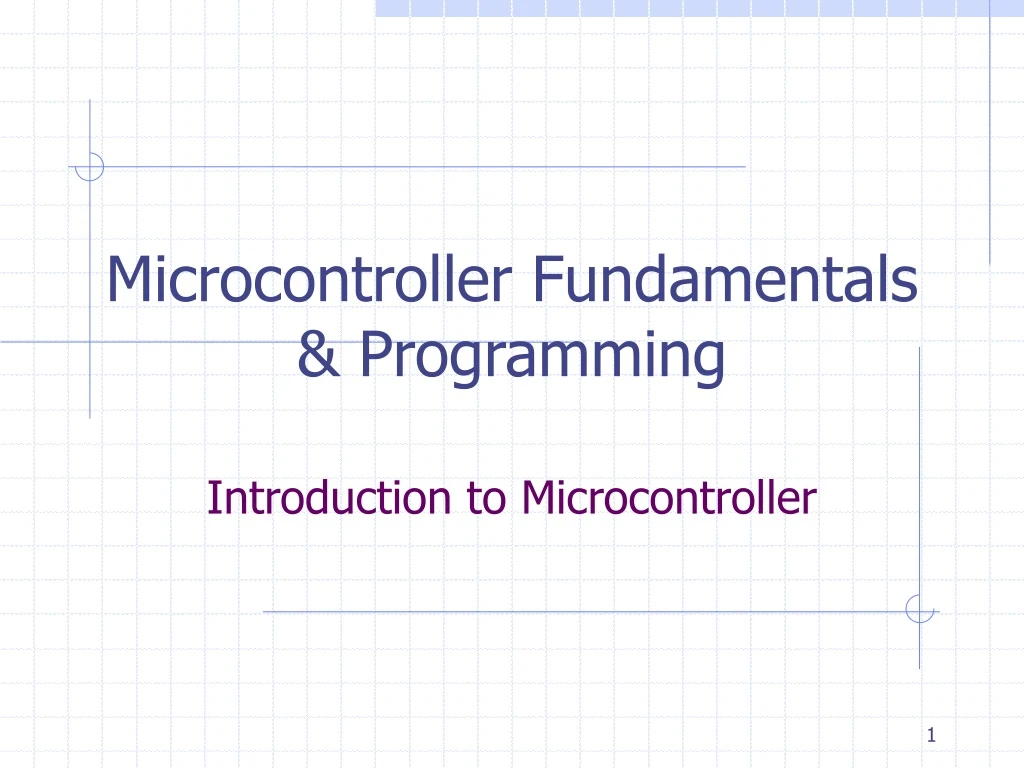 PPT - Introduction to Microcontroller PowerPoint Presentation, free download - ID:8713795