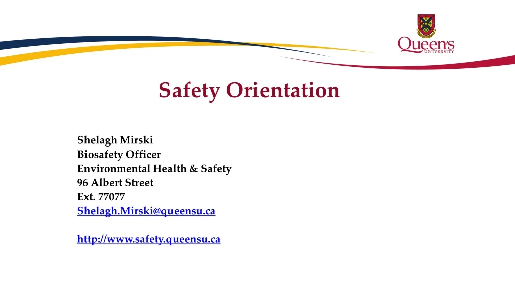 PPT - Safety Orientation PowerPoint Presentation, free download - ID ...