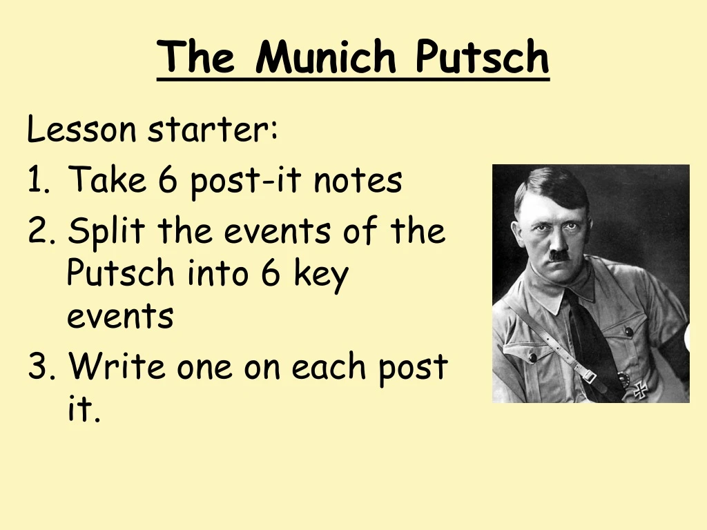 PPT - The Munich Putsch PowerPoint Presentation, free download - ID:8714934