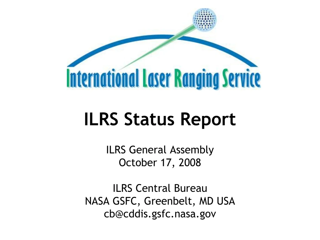 PPT - ILRS Status Report PowerPoint Presentation, free download - ID ...