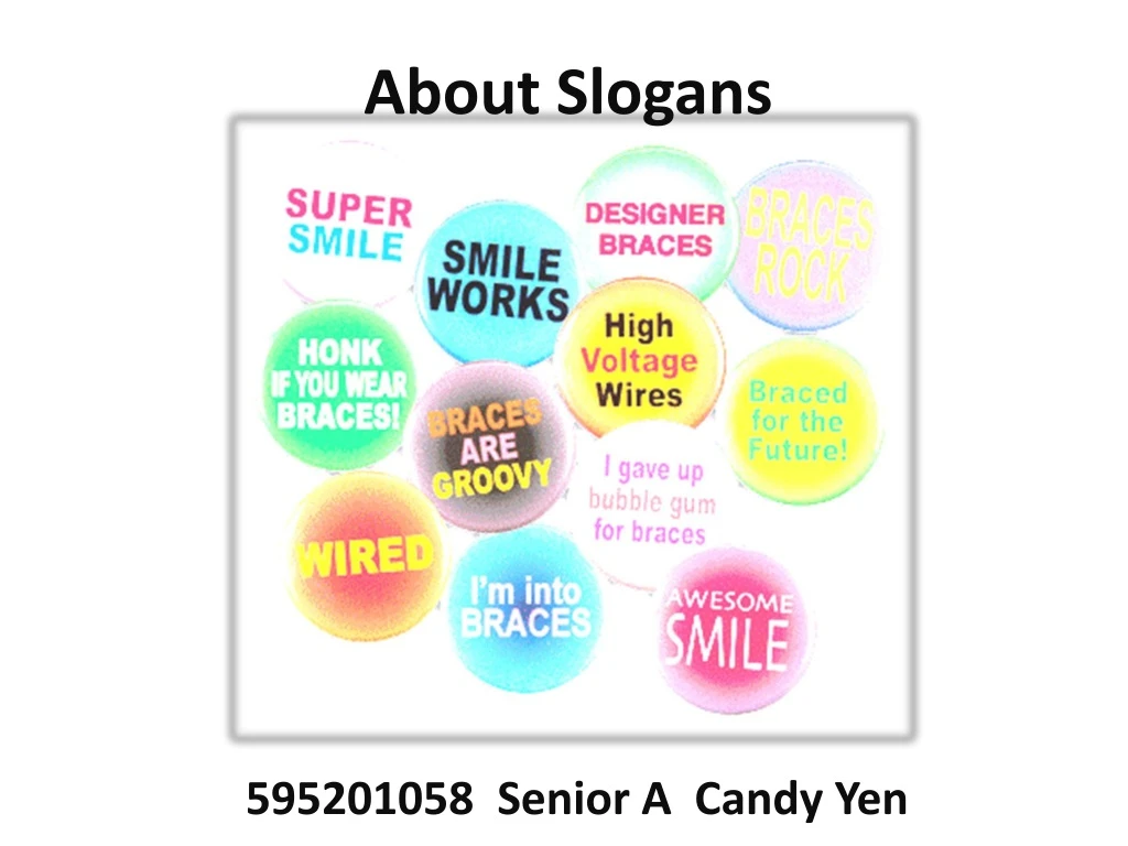 PPT - About Slogans PowerPoint Presentation, free download - ID:8720515