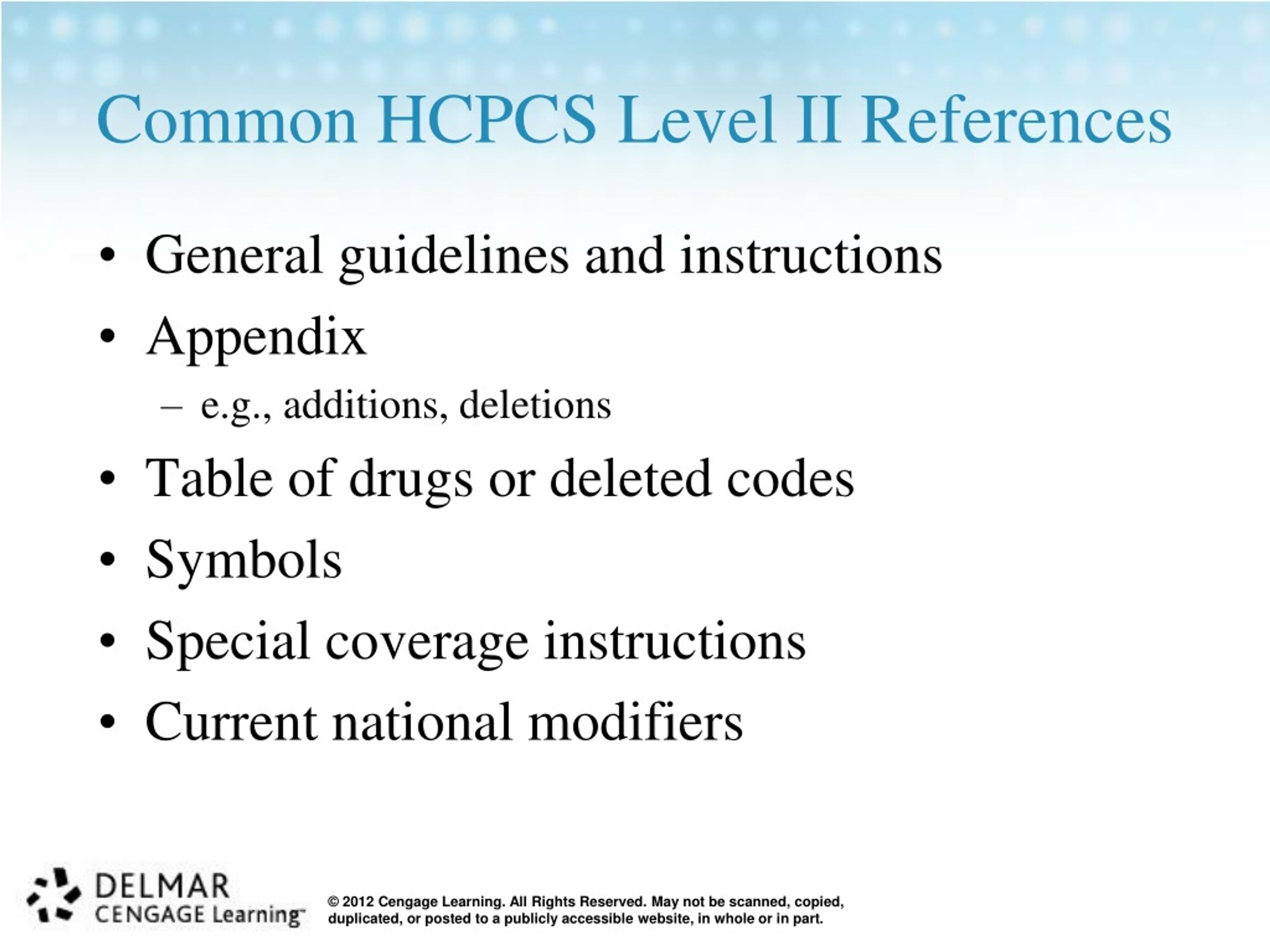 PPT HCPCS Level II National Coding System Overview PowerPoint PPT HCPCS Level II National Coding System Overview PowerPoint