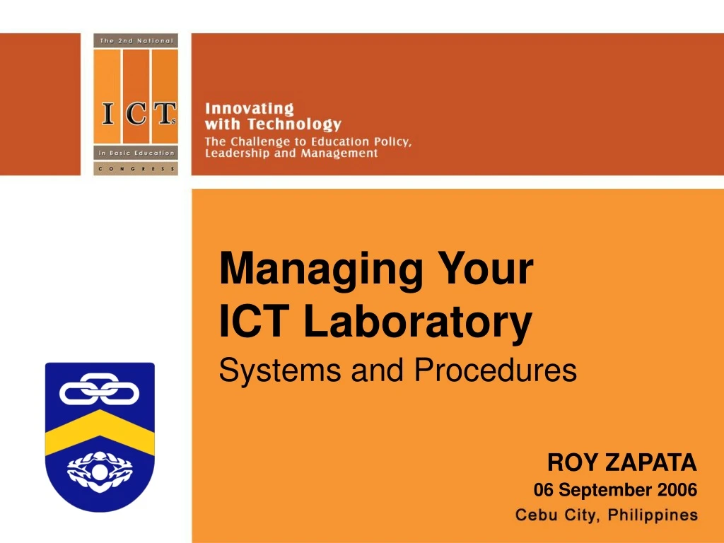 PPT - Managing Your ICT Laboratory PowerPoint Presentation, free ...