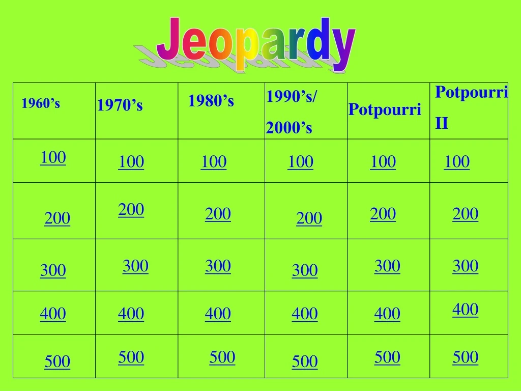 PPT - 1960’s PowerPoint Presentation, free download - ID:8731493