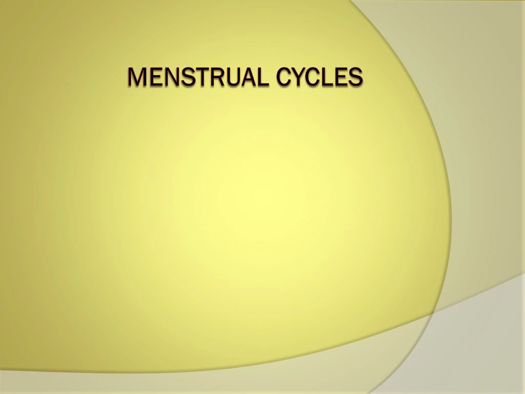 PPT - Menstrual Cycles PowerPoint Presentation, free download - ID:8733175