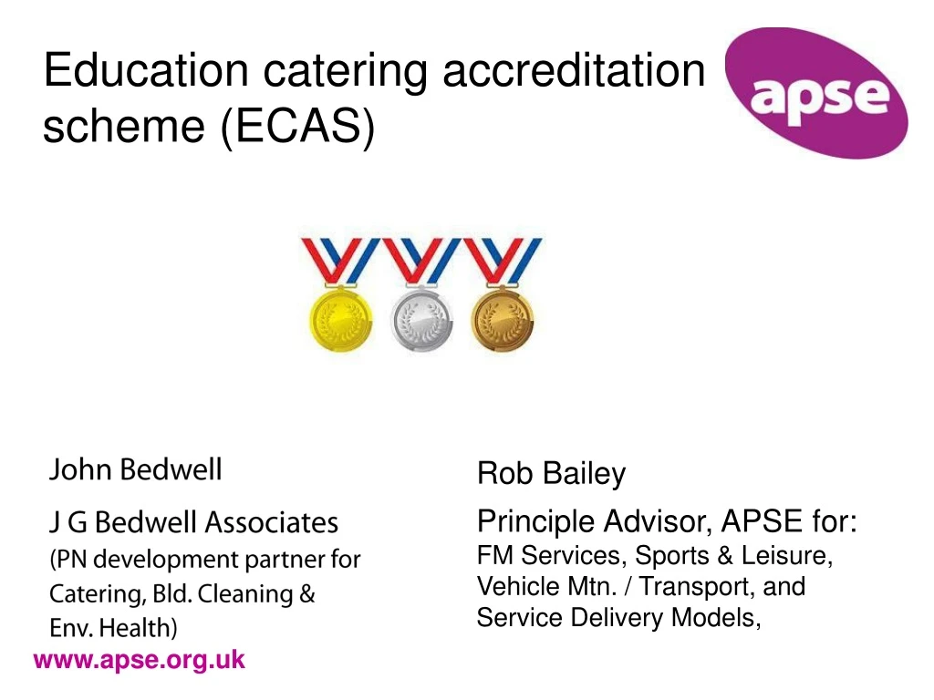 PPT - Education catering accreditation scheme (ECAS) PowerPoint ...