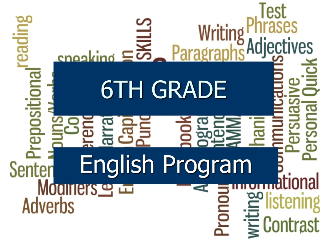 PPT - 6TH GRADE PowerPoint Presentation, free download - ID:8737984