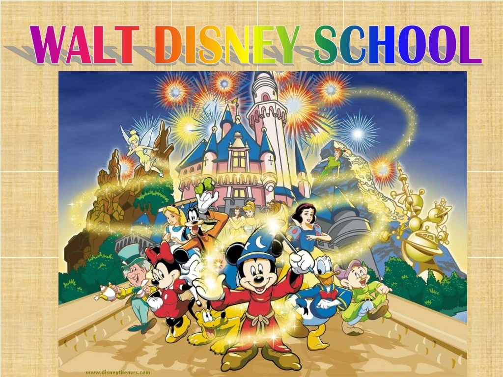 PPT - WALT DISNEY SCHOOL PowerPoint Presentation, free download - ID ...