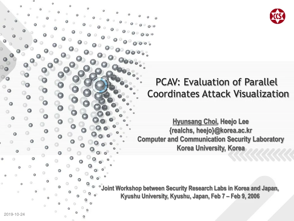 PPT - PCAV: Evaluation of Parallel Coordinates Attack Visualization ...