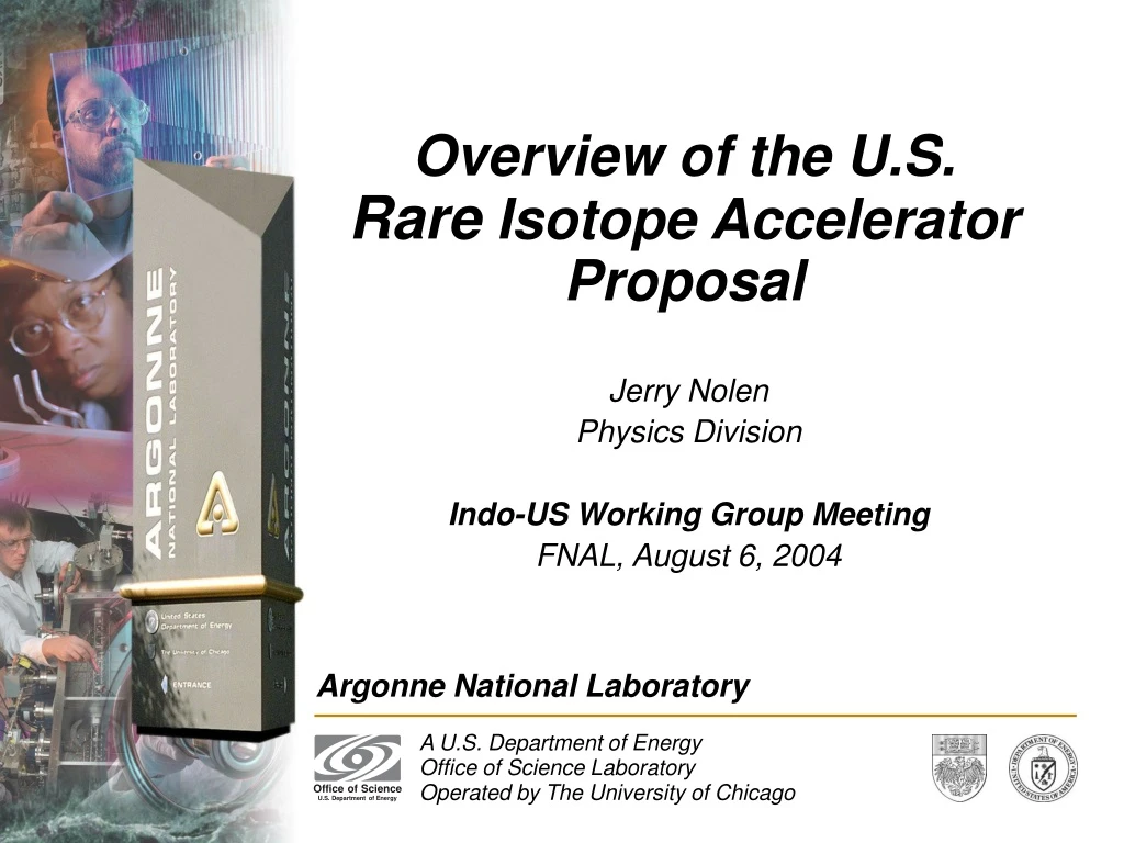 Ppt Overview Of The U S Rare Isotope Accelerator Proposal Powerpoint