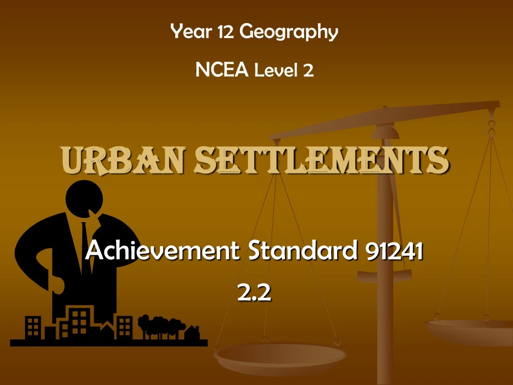 PPT - Urban Settlements PowerPoint Presentation, free download - ID:8751835