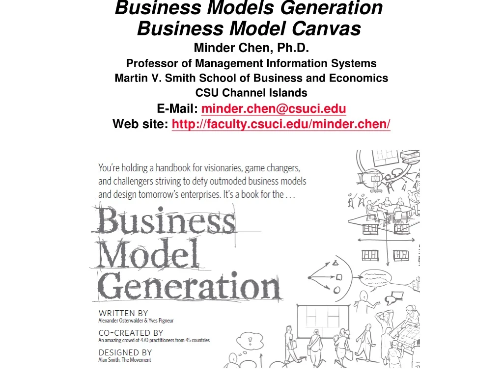 PPT - Business Models Generation Business Model Canvas PowerPoint ...