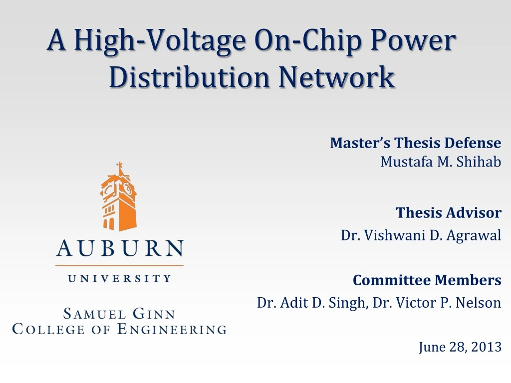 PPT - A High-Voltage On-Chip Power Distribution Network PowerPoint ...