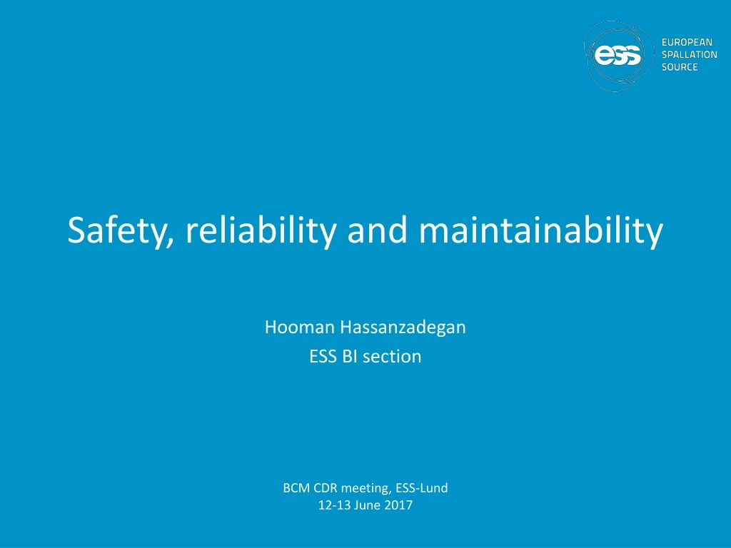 PPT - Safety, reliability and maintainability PowerPoint Presentation ... PPT - Safety, reliability and maintainability PowerPoint Presentation ...