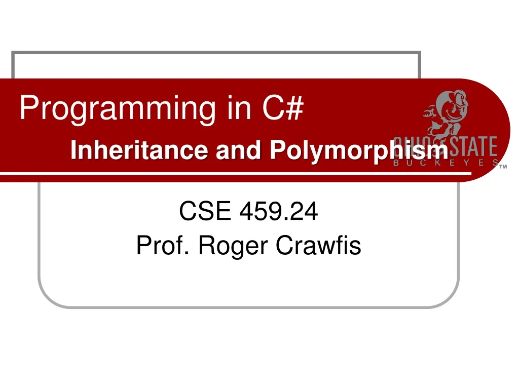 Ppt Programming In C Inheritance And Polymorphism Powerpoint Presentation Id8772781