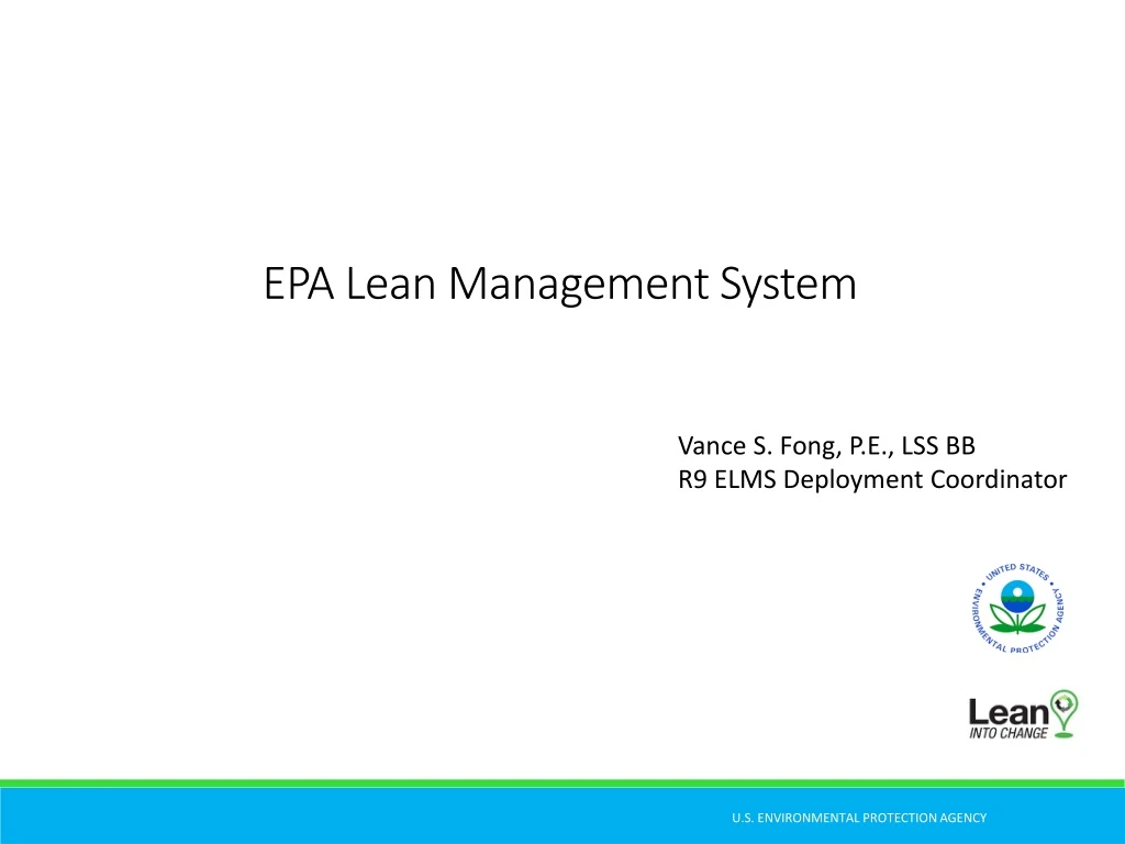 PPT - EPA Lean Management System PowerPoint Presentation, free download ...