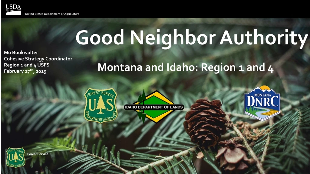 PPT - Good Neighbor Authority PowerPoint Presentation, free download ...