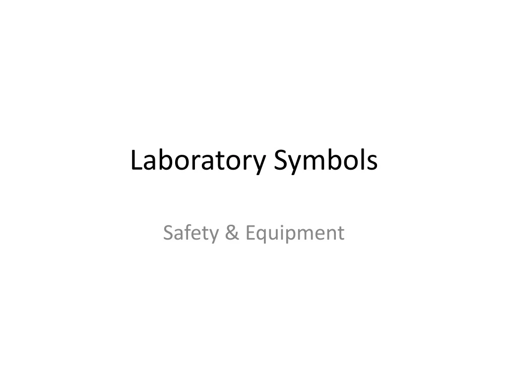 PPT - Laboratory Symbols PowerPoint Presentation, free download - ID ...