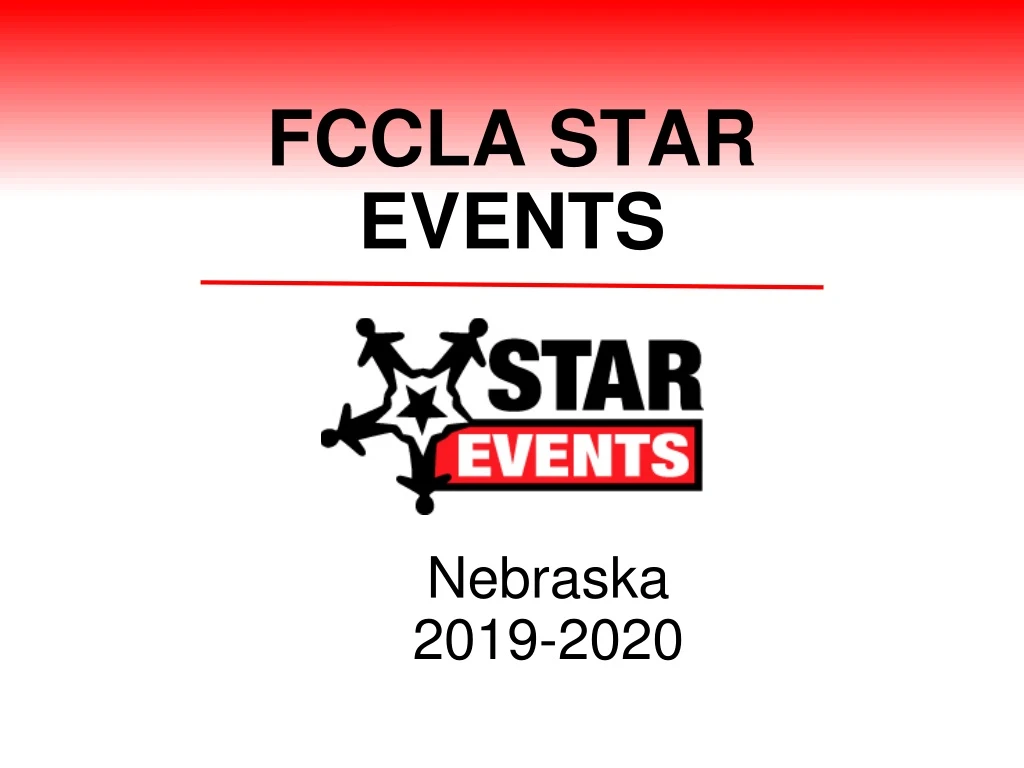 PPT - FCCLA STAR EVENTS PowerPoint Presentation, free download - ID:8779086