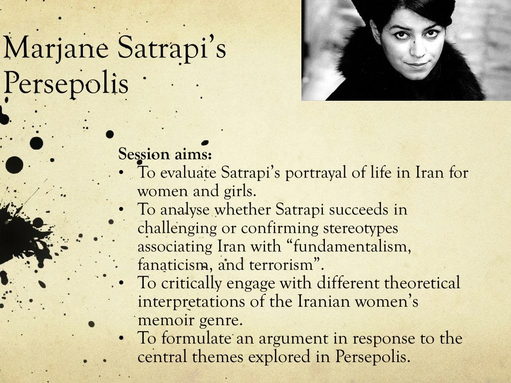 PPT - Marjane Satrapi’s Persepolis PowerPoint Presentation, free download - ID:8780898