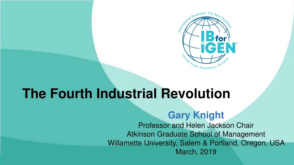 PPT - The Fourth Industrial Revolution PowerPoint Presentation, free ...