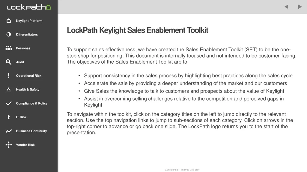 PPT - LockPath Keylight Sales Enablement Toolkit PowerPoint ...