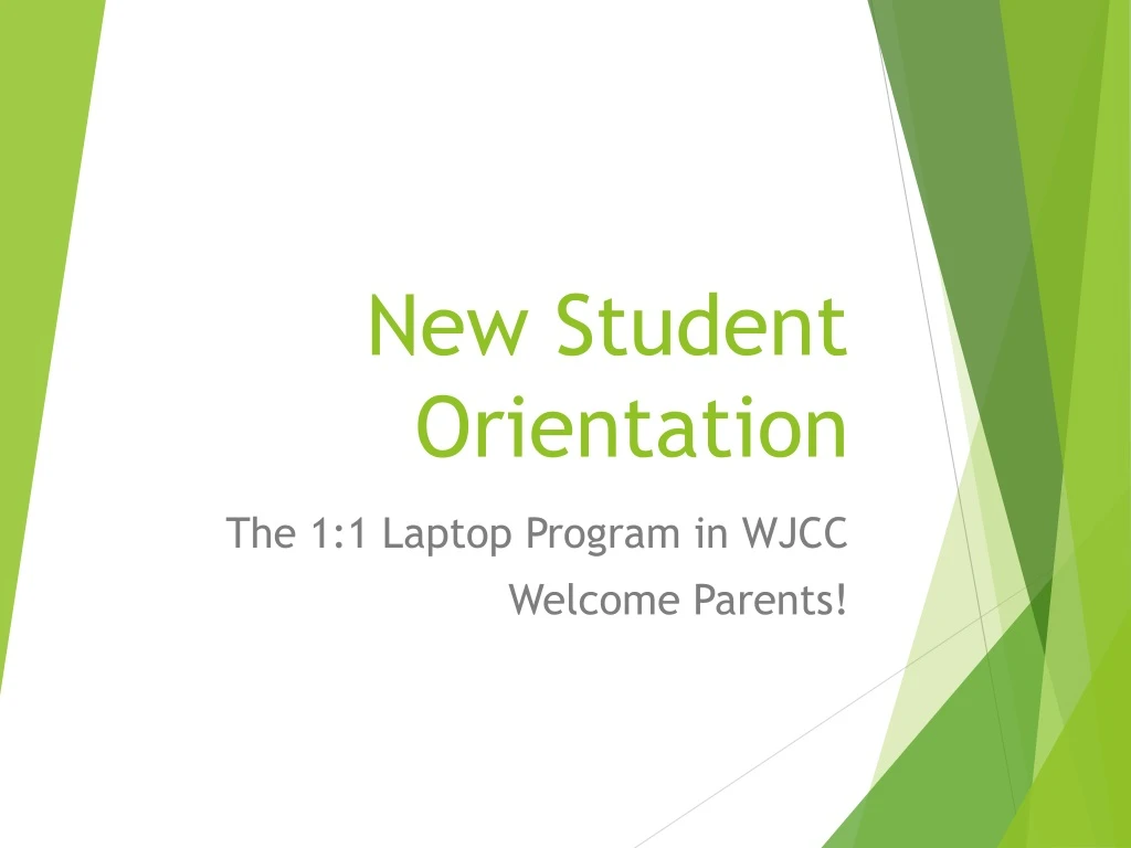 PPT - New Student Orientation PowerPoint Presentation, free download ...