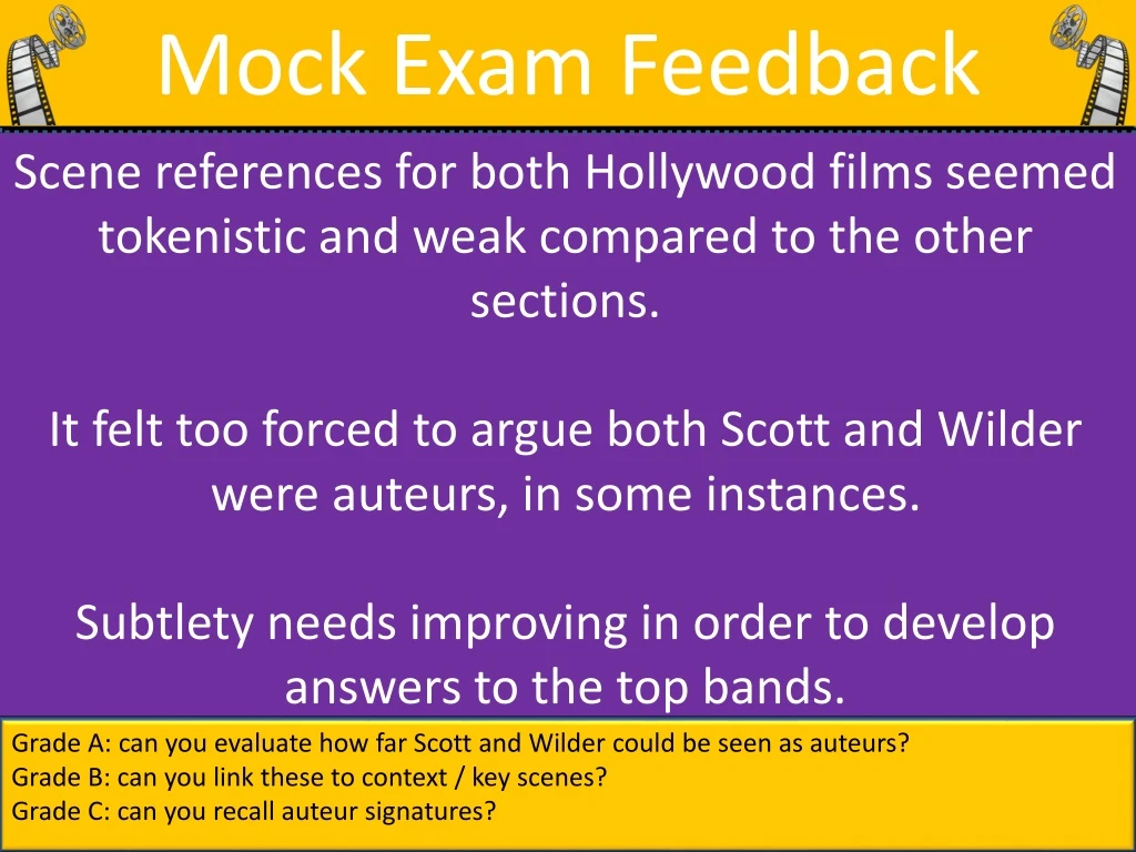 PPT - Mock Exam Feedback PowerPoint Presentation, free download - ID ...