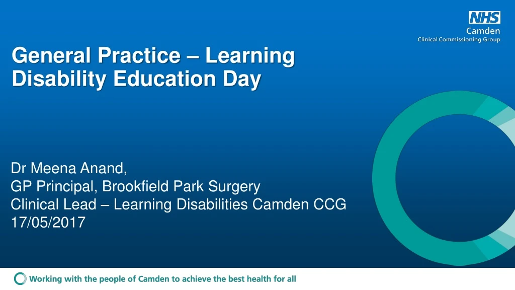 PPT - General Practice – Learning Disability Education Day PowerPoint ...