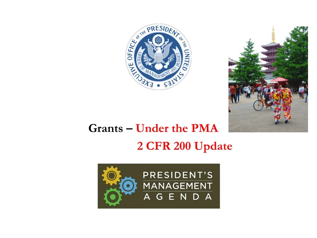 PPT - Grants – Under the PMA 2 CFR 200 Update PowerPoint Presentation ...