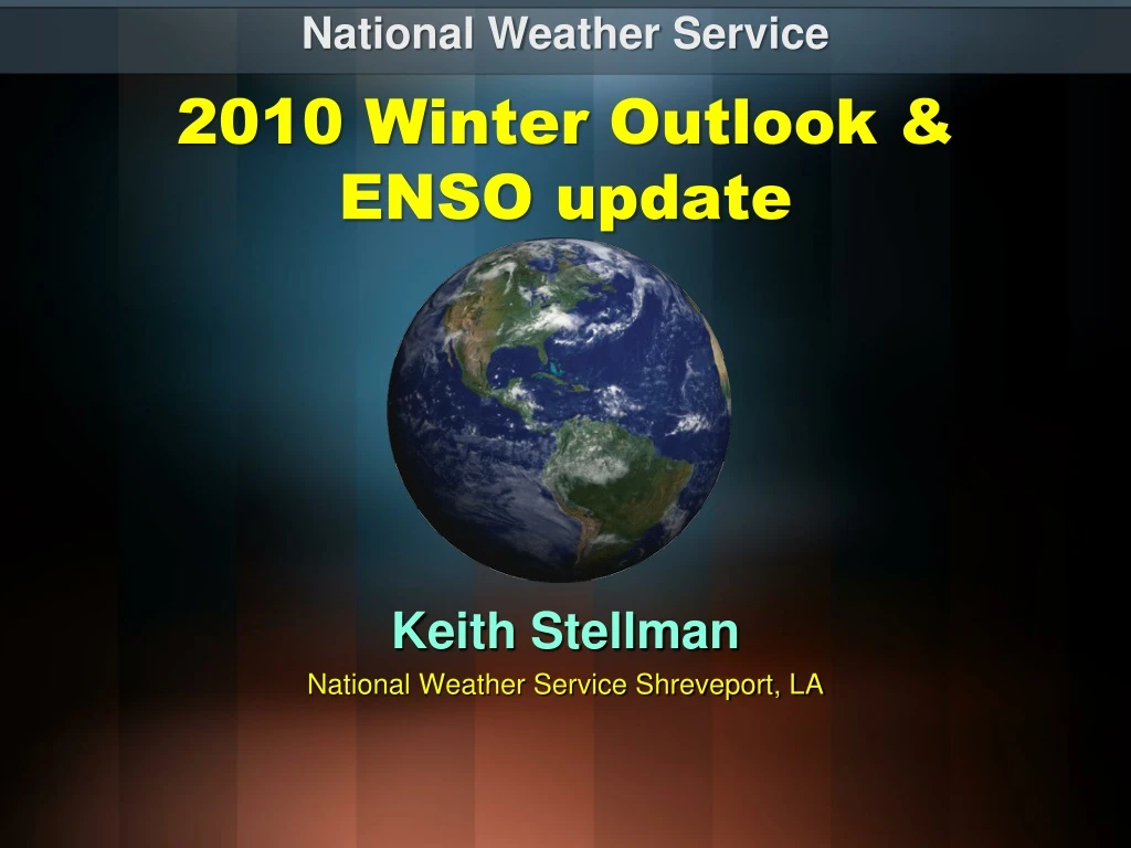 PPT - 2010 Winter Outlook & ENSO update PowerPoint Presentation, free ...