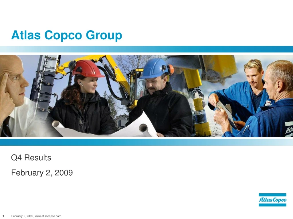 PPT - Atlas Copco Group PowerPoint Presentation, free download - ID:8797293