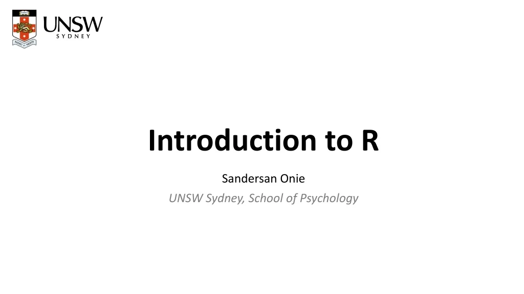 PPT - Introduction to R PowerPoint Presentation, free download - ID:8798108