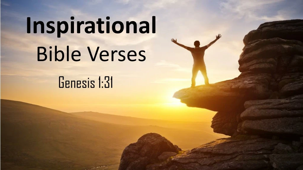 PPT - Inspirational Bible Verses PowerPoint Presentation, free download ...