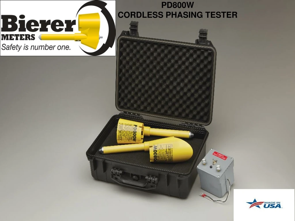 PPT - PD800W CORDLESS PHASING TESTER PowerPoint Presentation, free ...