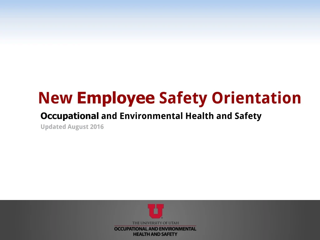 PPT - New Employee Safety Orientation PowerPoint Presentation, free ...