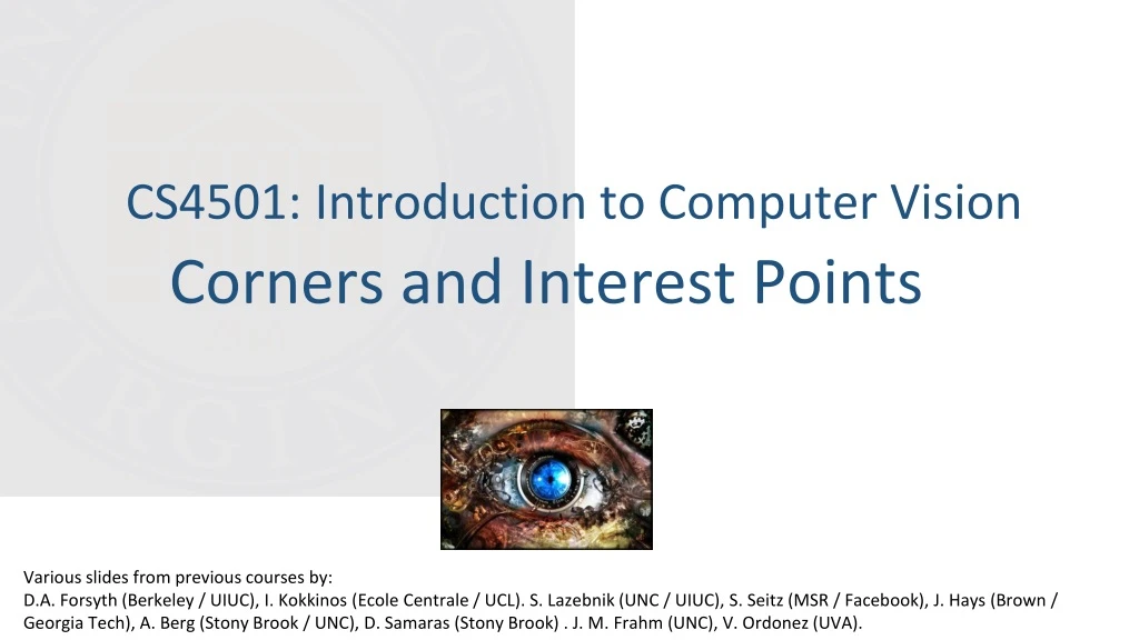PPT - Corners and Interest Points PowerPoint Presentation, free ...