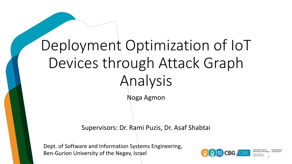 PPT - Deployment Optimization of IoT Devices through Attack Graph ...