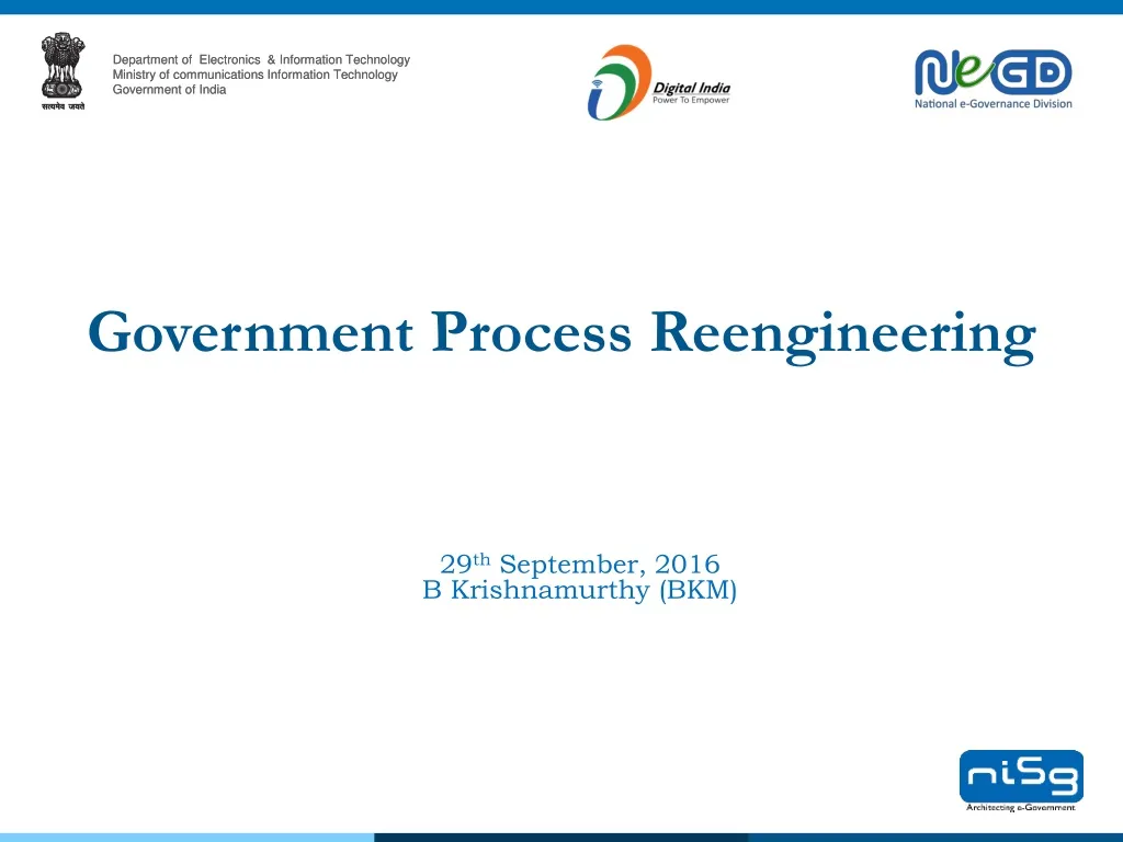PPT - Government Process Reengineering PowerPoint Presentation, free ...