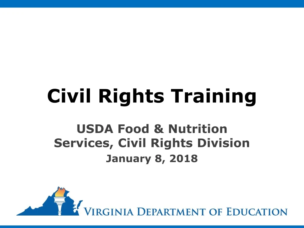 PPT - Civil Rights Training PowerPoint Presentation, free download - ID ...