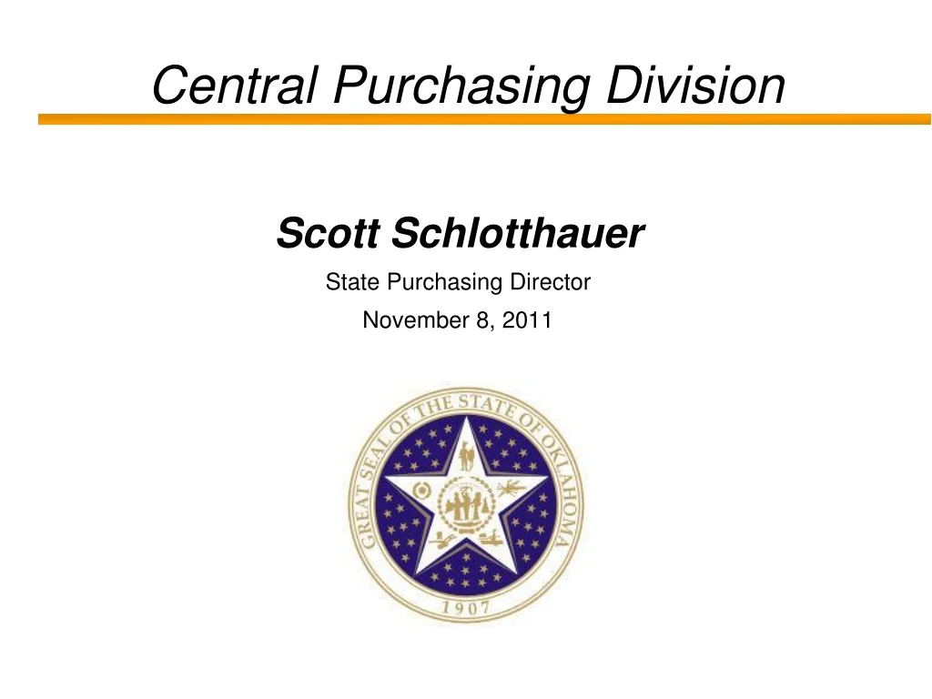 PPT - Central Purchasing Division PowerPoint Presentation, free ...