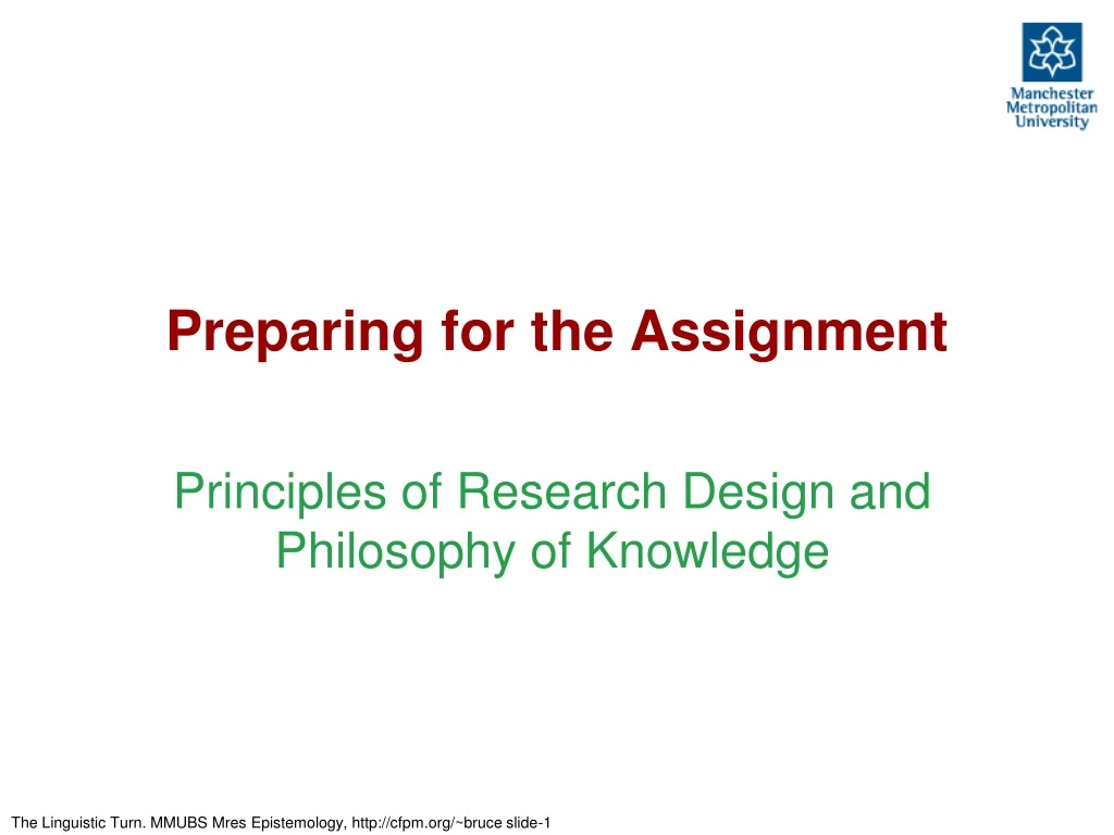 PPT - Preparing for the Assignment PowerPoint Presentation, free ...