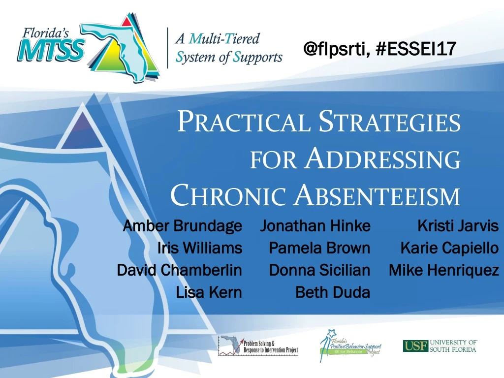 PPT - Practical Strategies for Addressing Chronic Absenteeism ...