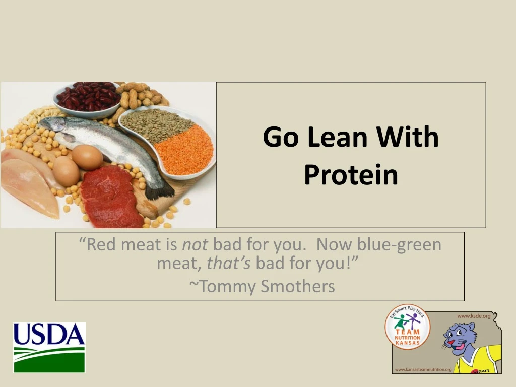 PPT - Go Lean With Protein PowerPoint Presentation, free download - ID ...