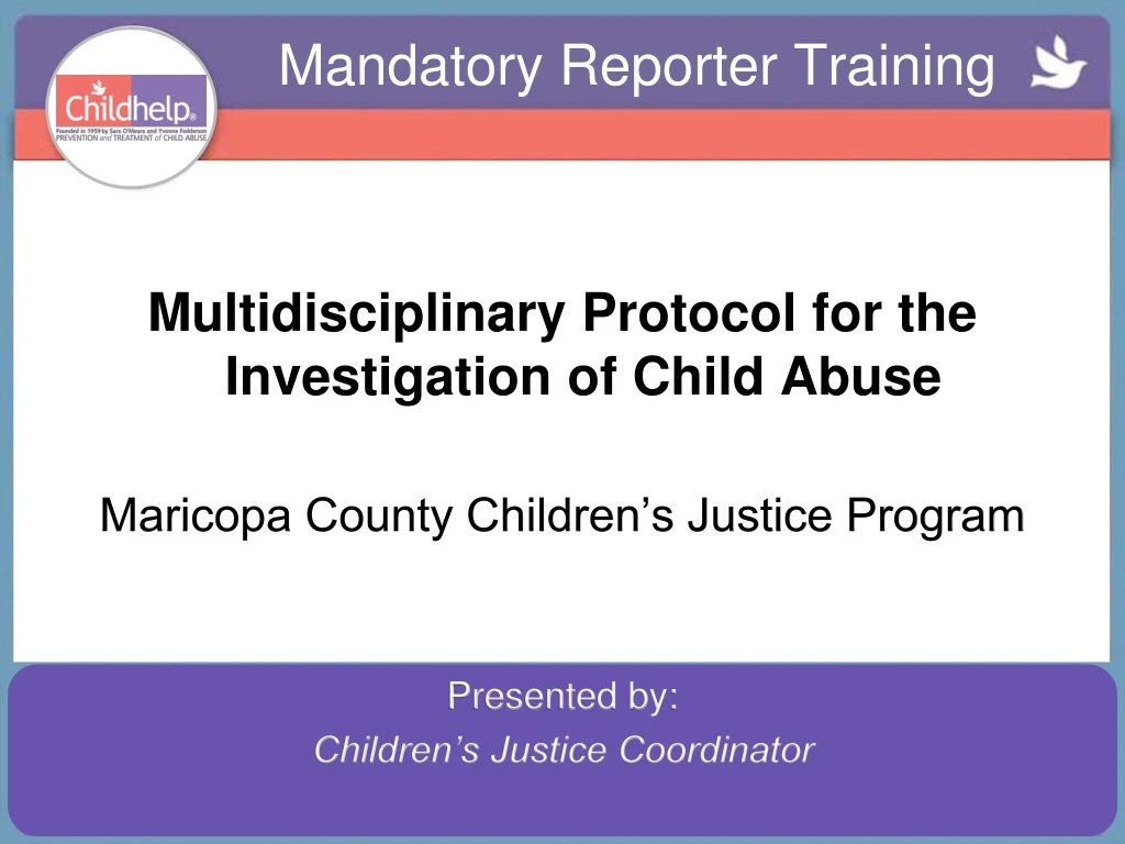 PPT - Mandatory Reporter Training PowerPoint Presentation, free ...
