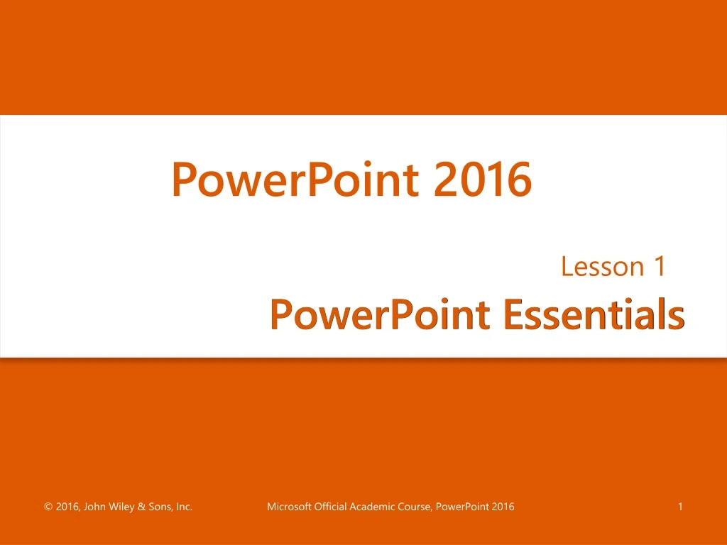 PPT - PowerPoint Essentials PowerPoint Presentation, free download - ID ...