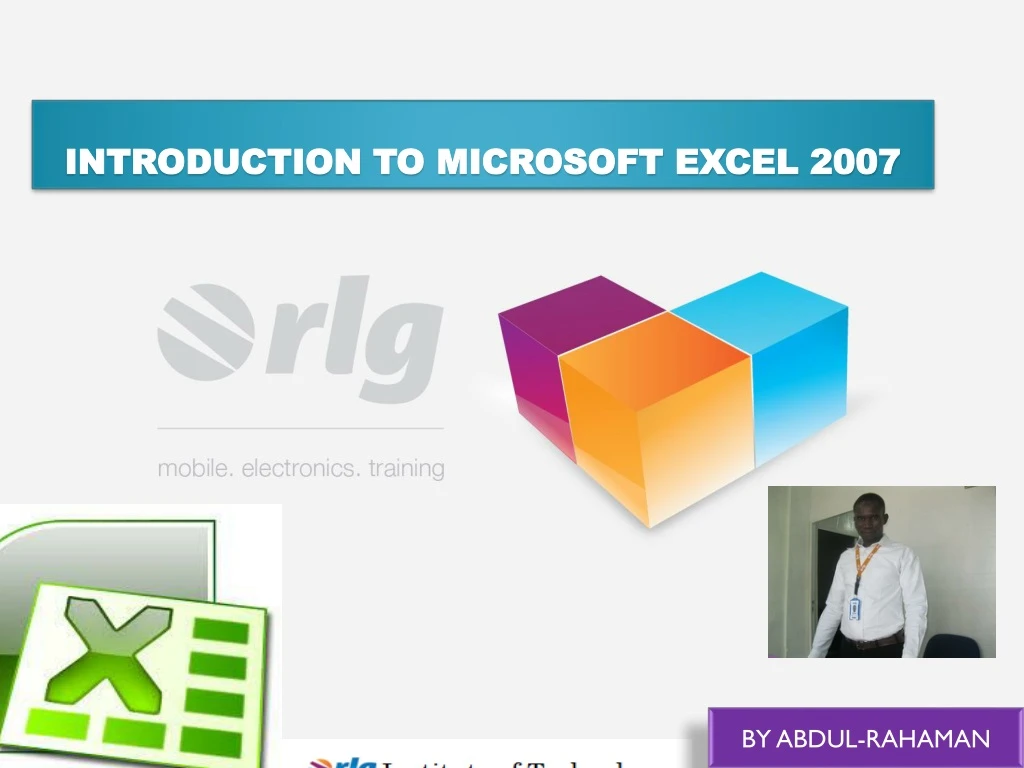 PPT - INTRODUCTION TO MICROSOFT EXCEL 2007 PowerPoint Presentation ...