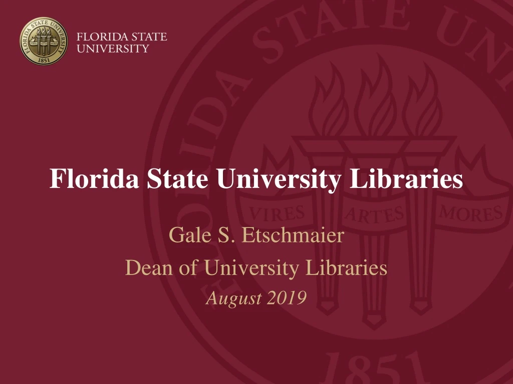 PPT - Florida State University Libraries PowerPoint Presentation, free ...