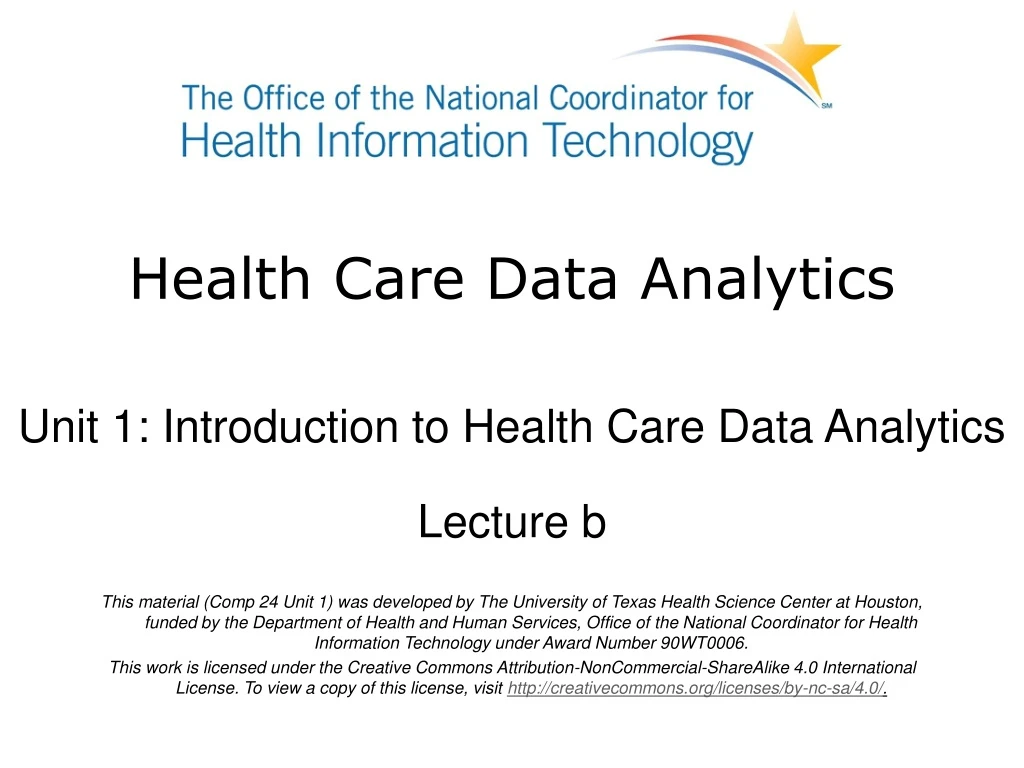 PPT - Health Care Data Analytics PowerPoint Presentation, free download ...